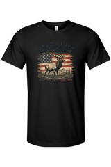 Wild and Free America Elk T-Shirt — theholidayshirt